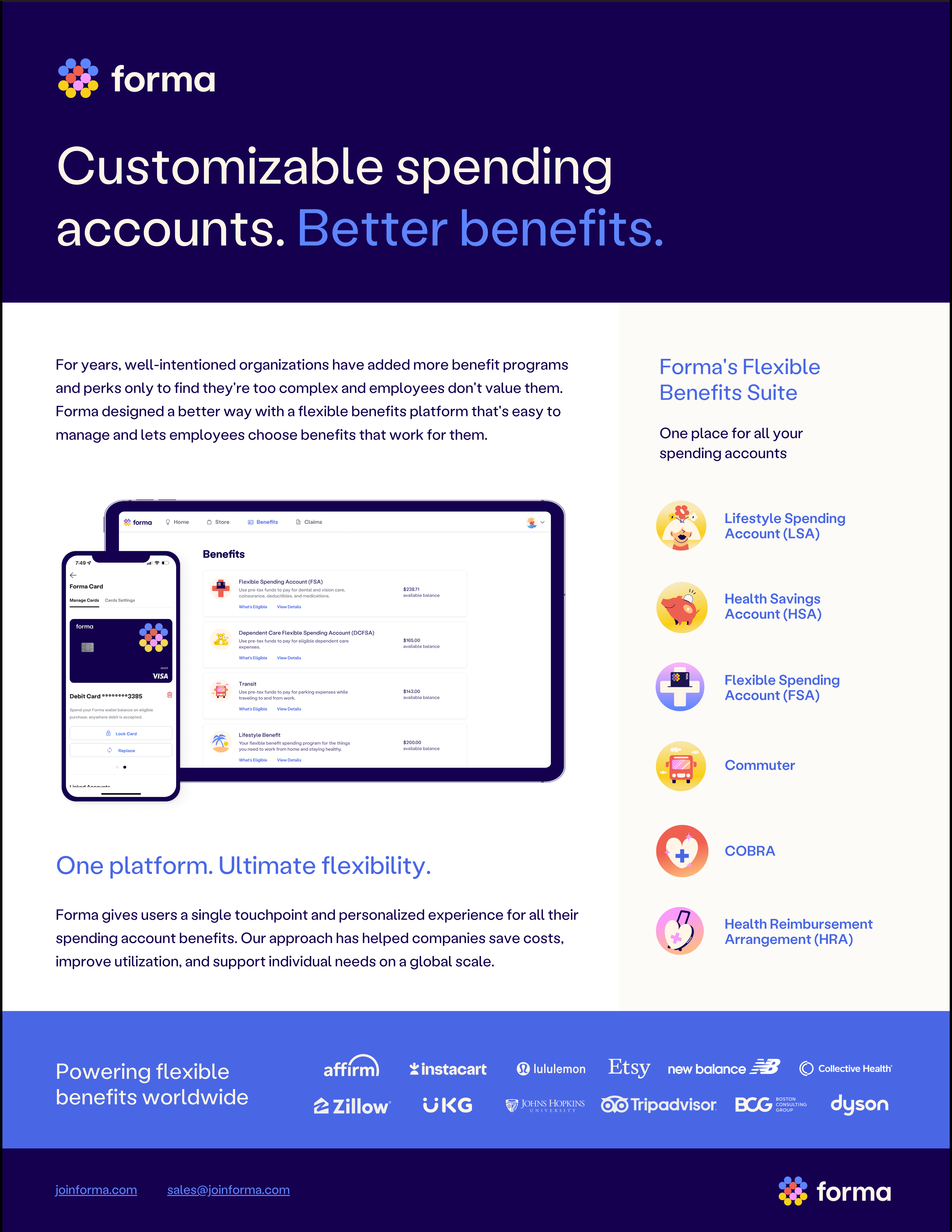 Forma overview brochure | Forma Products | Forma